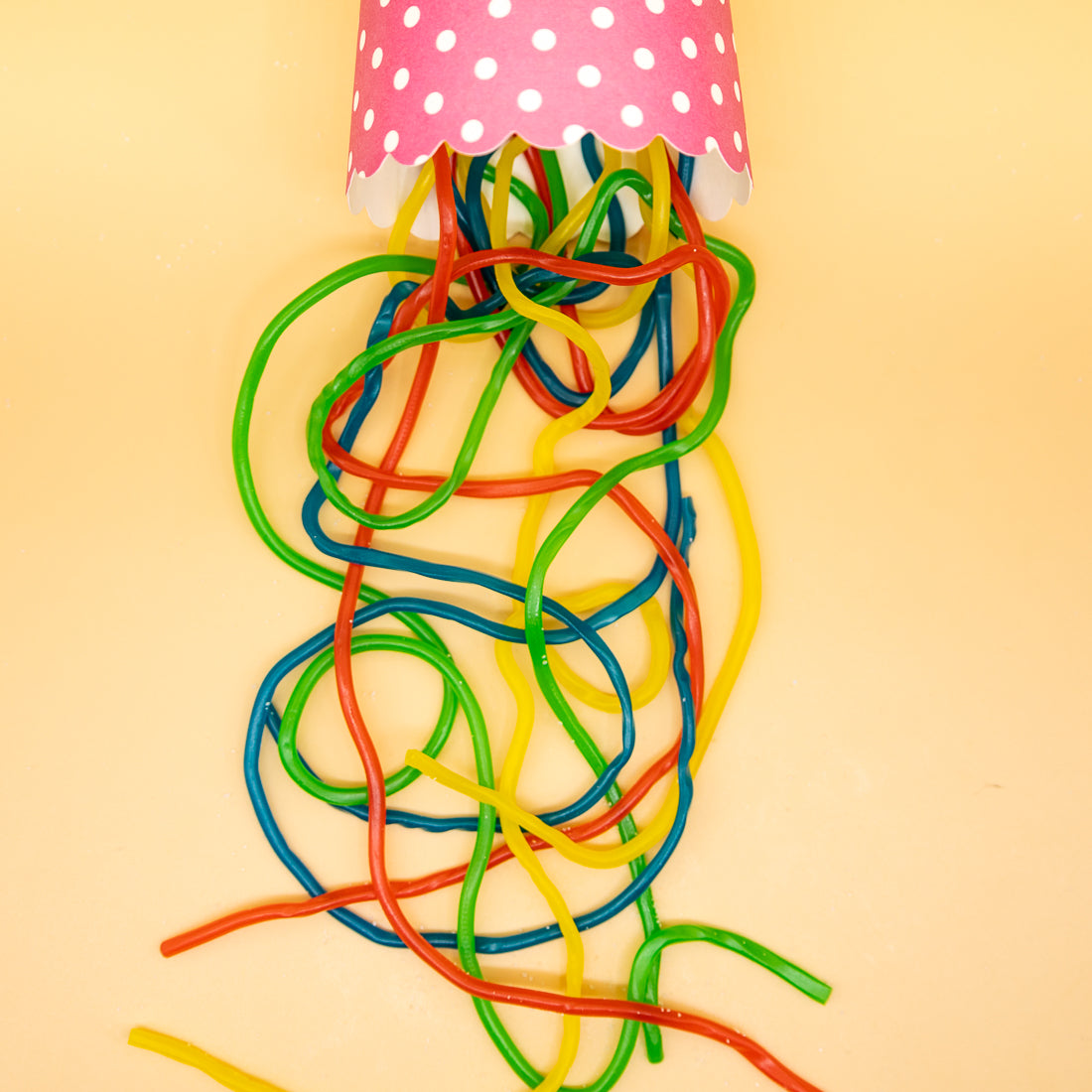 Rainbow Shoe String Licorice | Yummy Co Retro Candy Shoppe – Yummy Co.